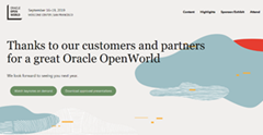 Oracle OpenWorld 2019 reports | PaaS Community Blog