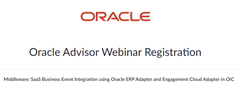 SaaS Business Event Integration using Oracle ERP Adapter and Engagement ...