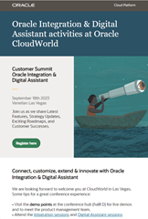 tips for OracleCloudWorld 2023 | PaaS Community Blog