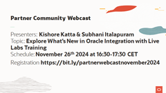 Explore What’s New in Oracle Integration with Live Labs Training ...
